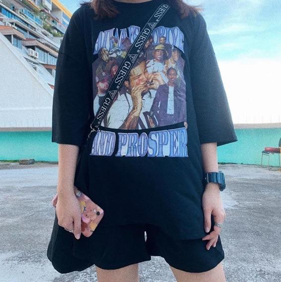 ASAP Rapper Oversized Graphic Tee, Men's Fashion, Tops & Sets, Tshirts ...