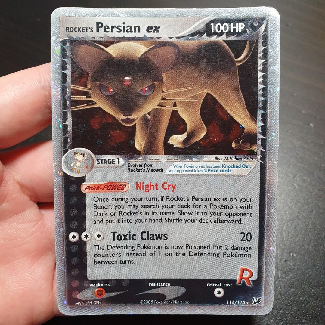 Rocket's Persian ex - 116/115 - Ultra-Rare (Ex Unseen Forces Singles ...