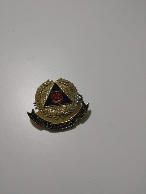 SCDF Beret badge, Everything Else on Carousell