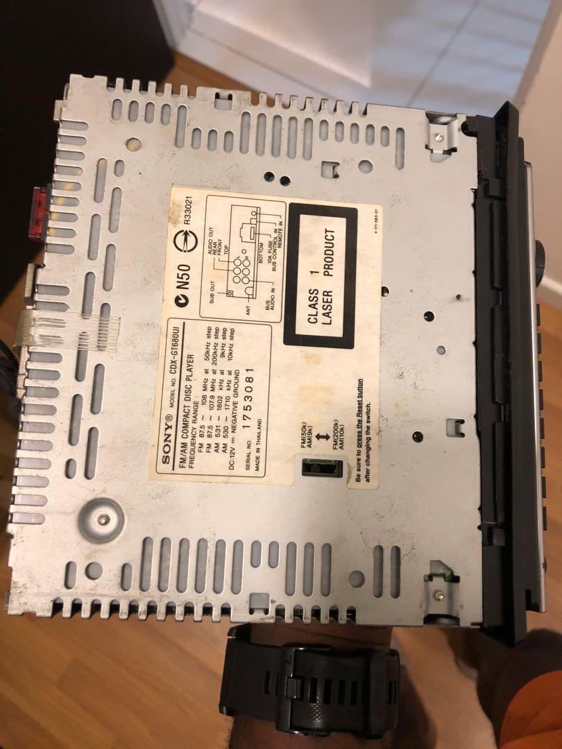 Sony Xplod head unit and speakers, Auto Accessories on Carousell