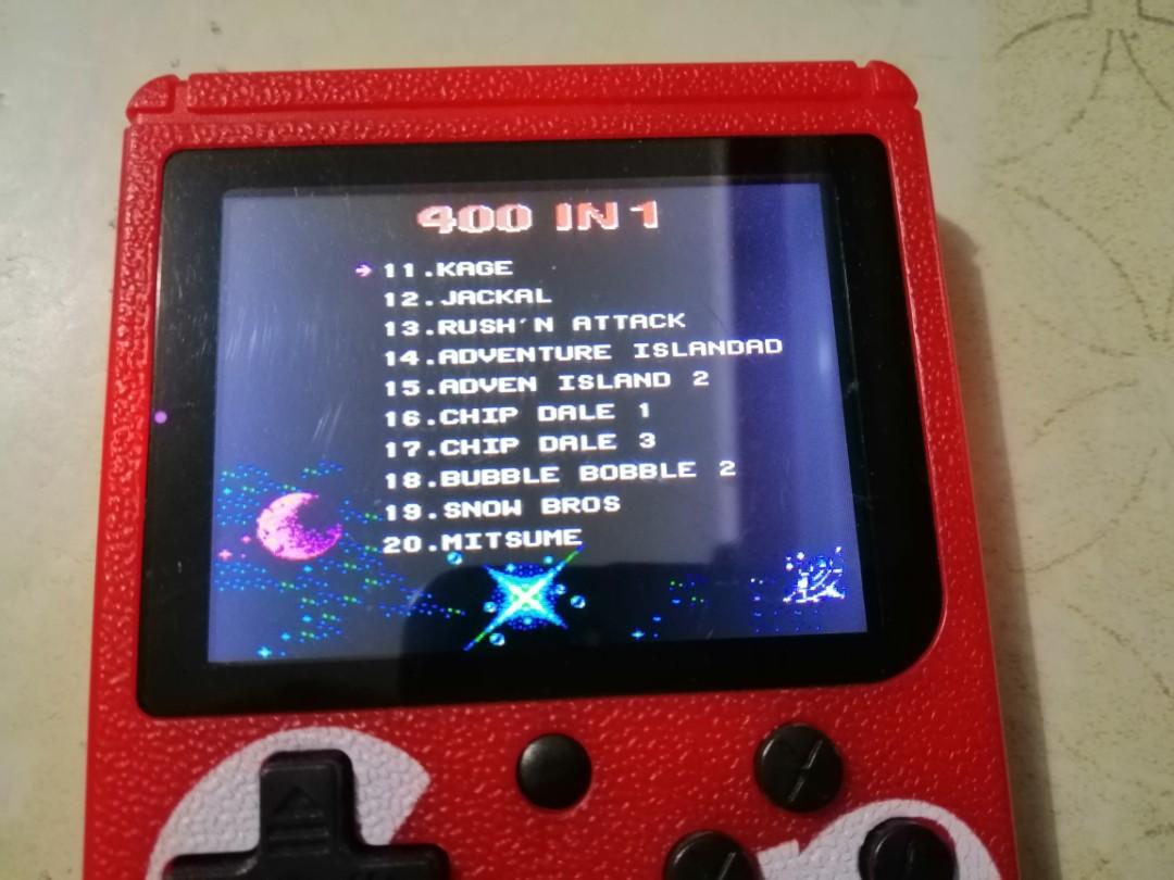 SUP retro game box (Red) (400 in 1), Video Gaming, Video Game Consoles ...