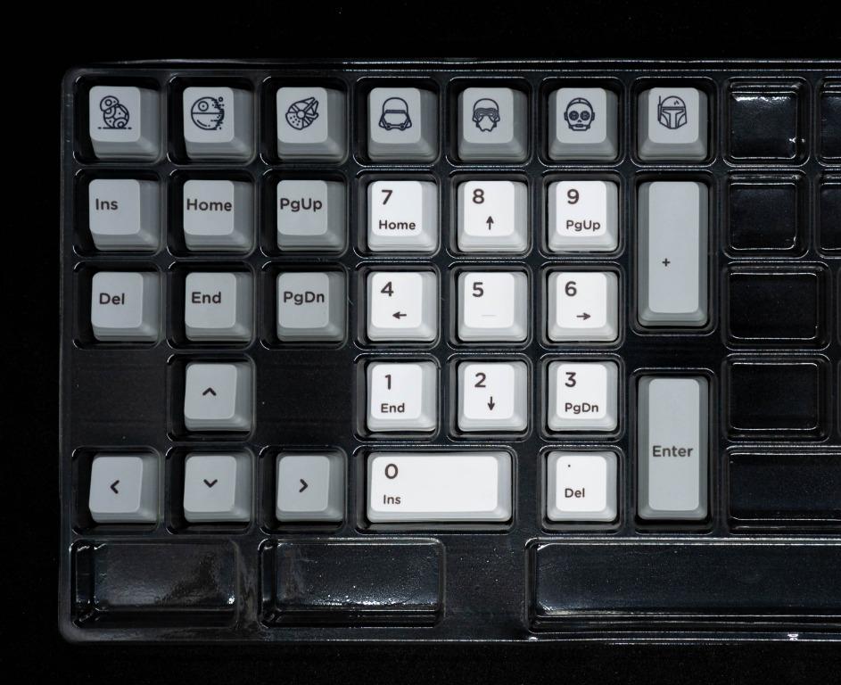 Star Wars Aurebesh PBT 104 Keycaps Set on Carousell