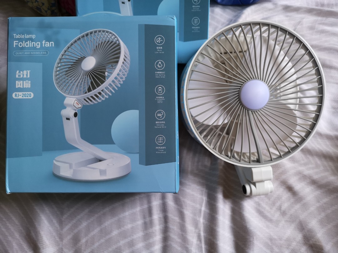 Collapsible Table Fan/Lamp, Furniture & Home Living, Lighting & Fans ...