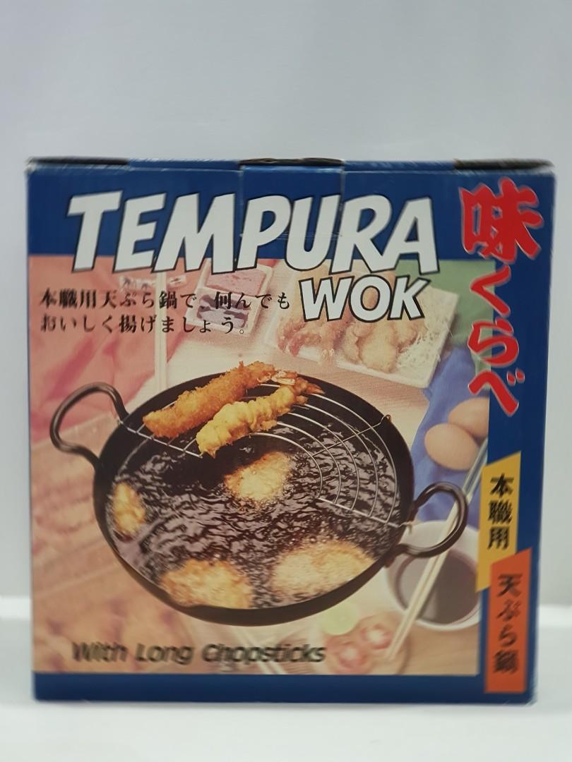 Tempura Wok, Home Appliances, Kitchenware on Carousell