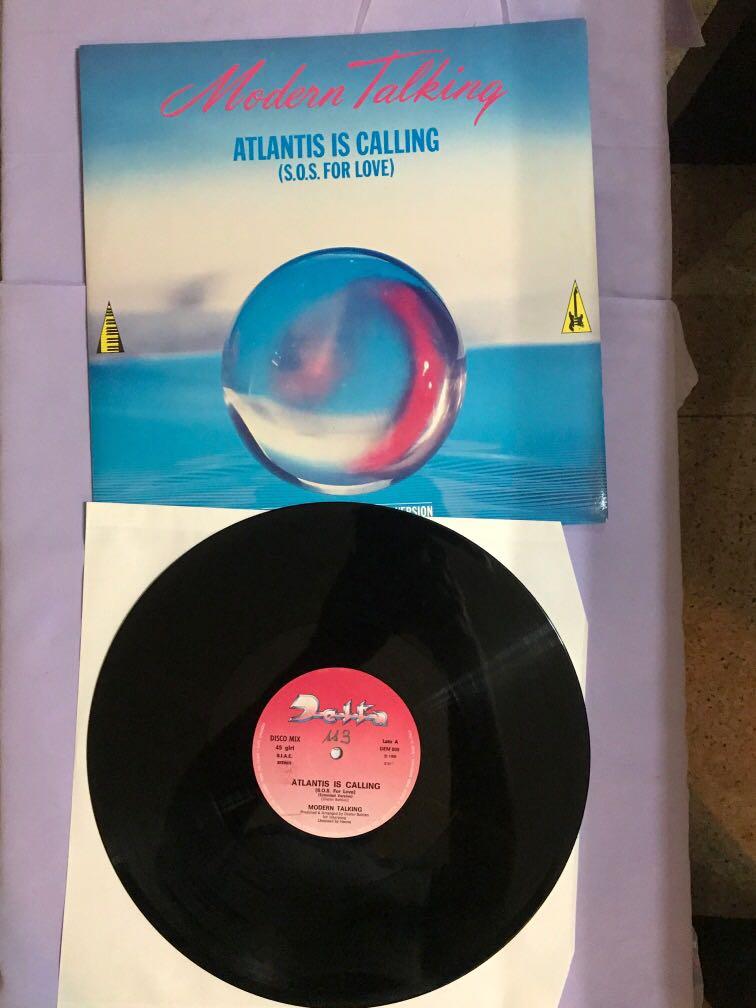 Vinyl Record- Modern Talking - Atlantis Is Calling 12” Single, Hobbies ...