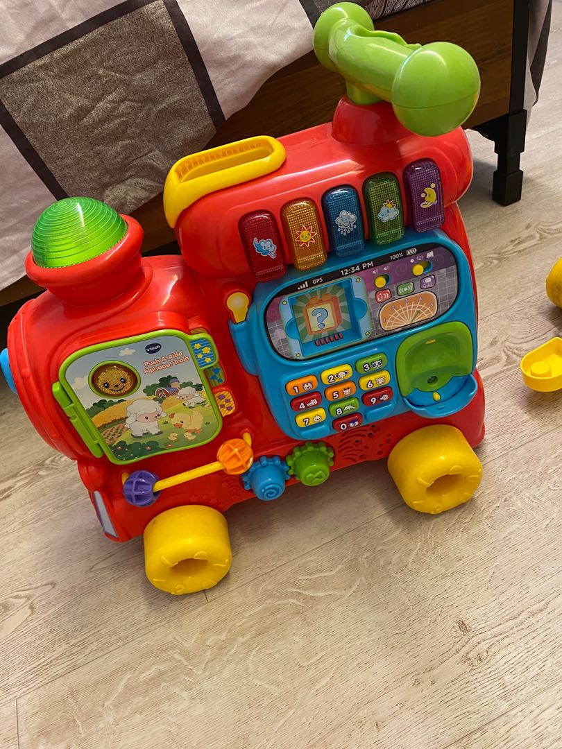 Vtech Walker train, Babies & Kids, Toys & Walkers on Carousell