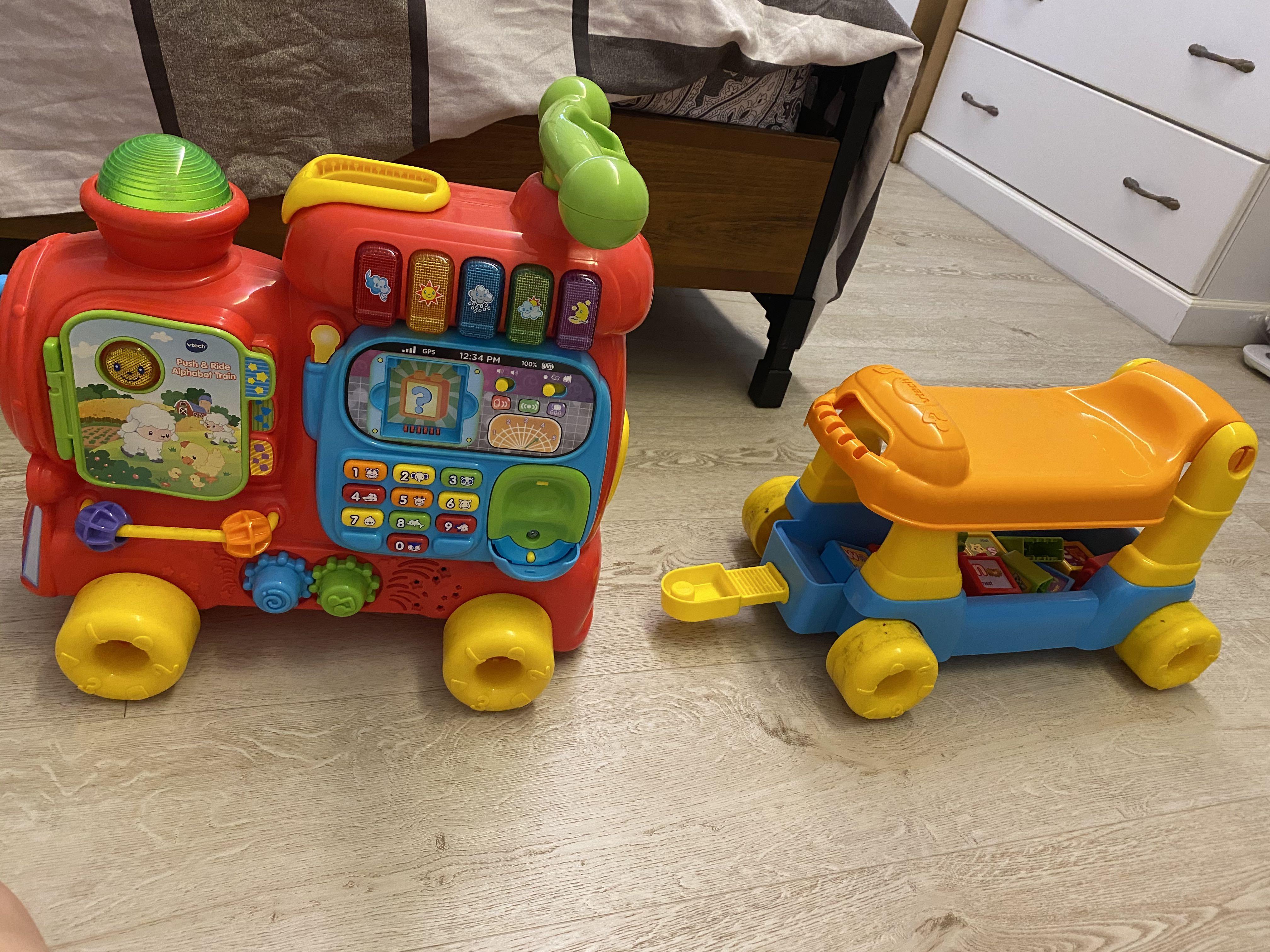 Vtech Walker train, Babies & Kids, Toys & Walkers on Carousell