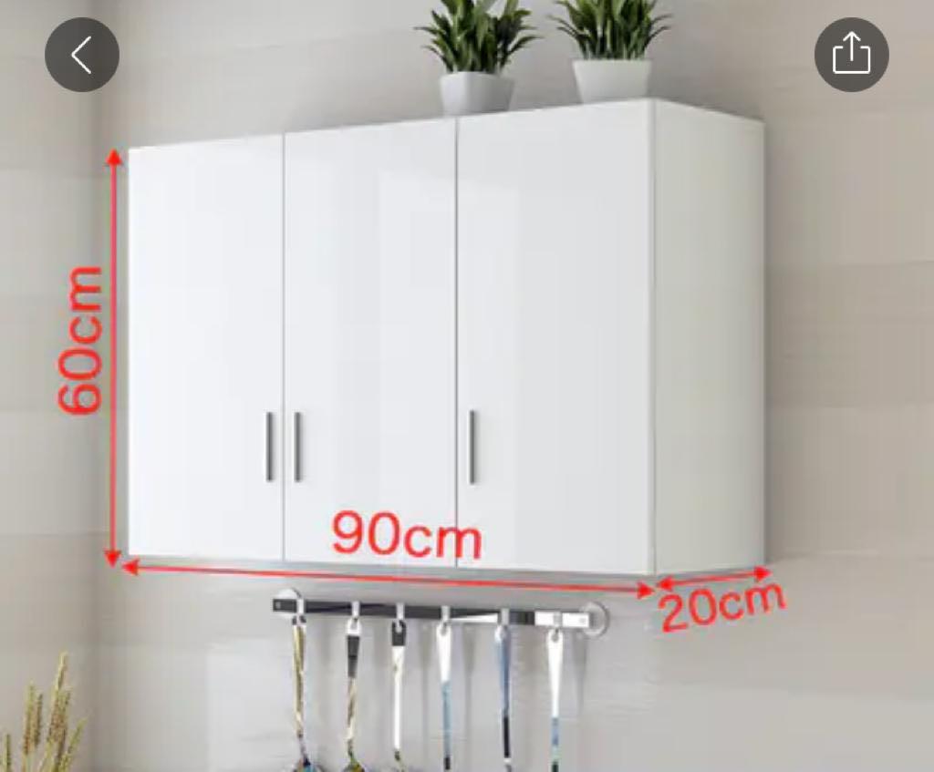 Wall cabinet slim, Furniture & Home Living, Furniture, Shelves ...