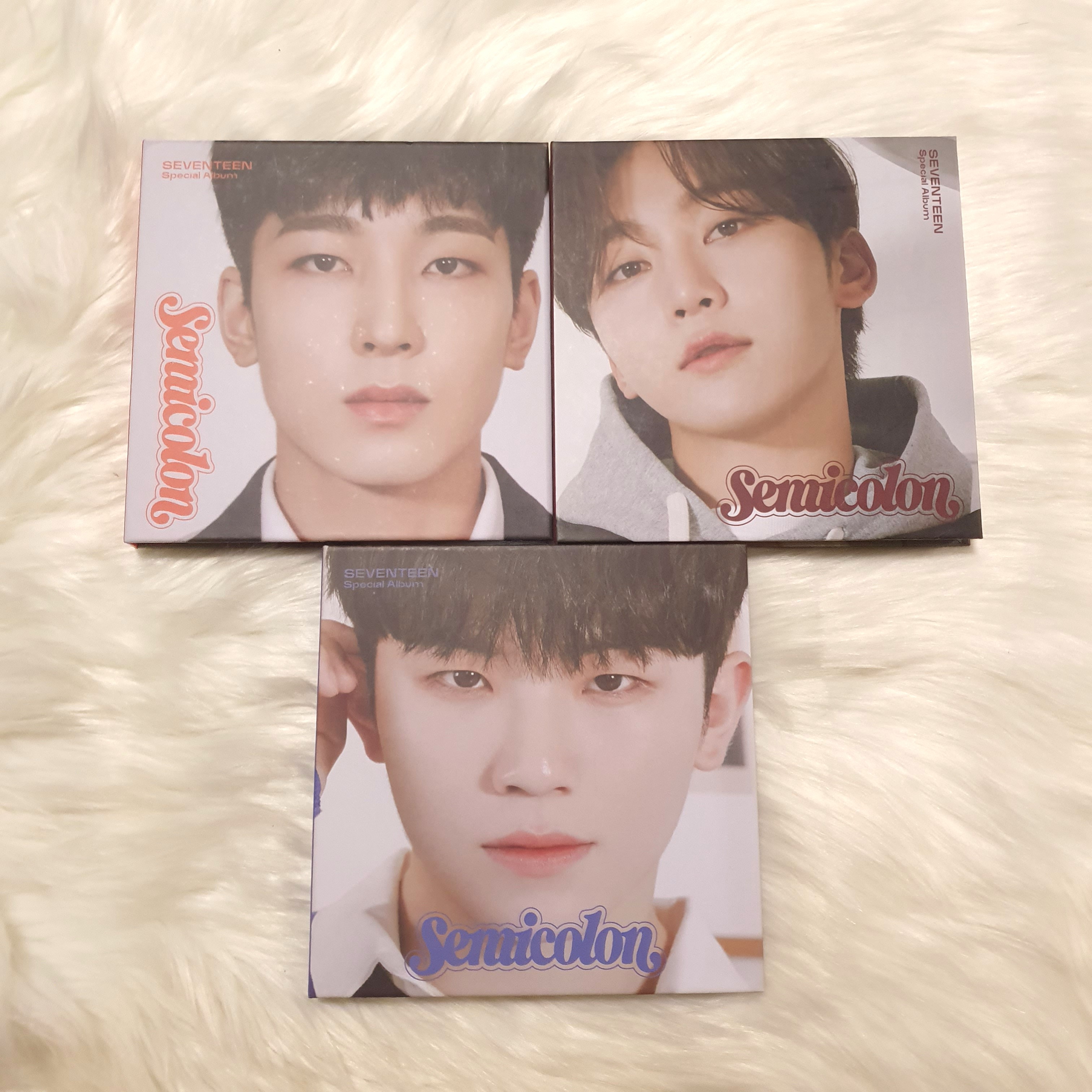 (WTS/WTT) SEVENTEEN SVT SEMICOLON album inserts, Hobbies & Toys ...