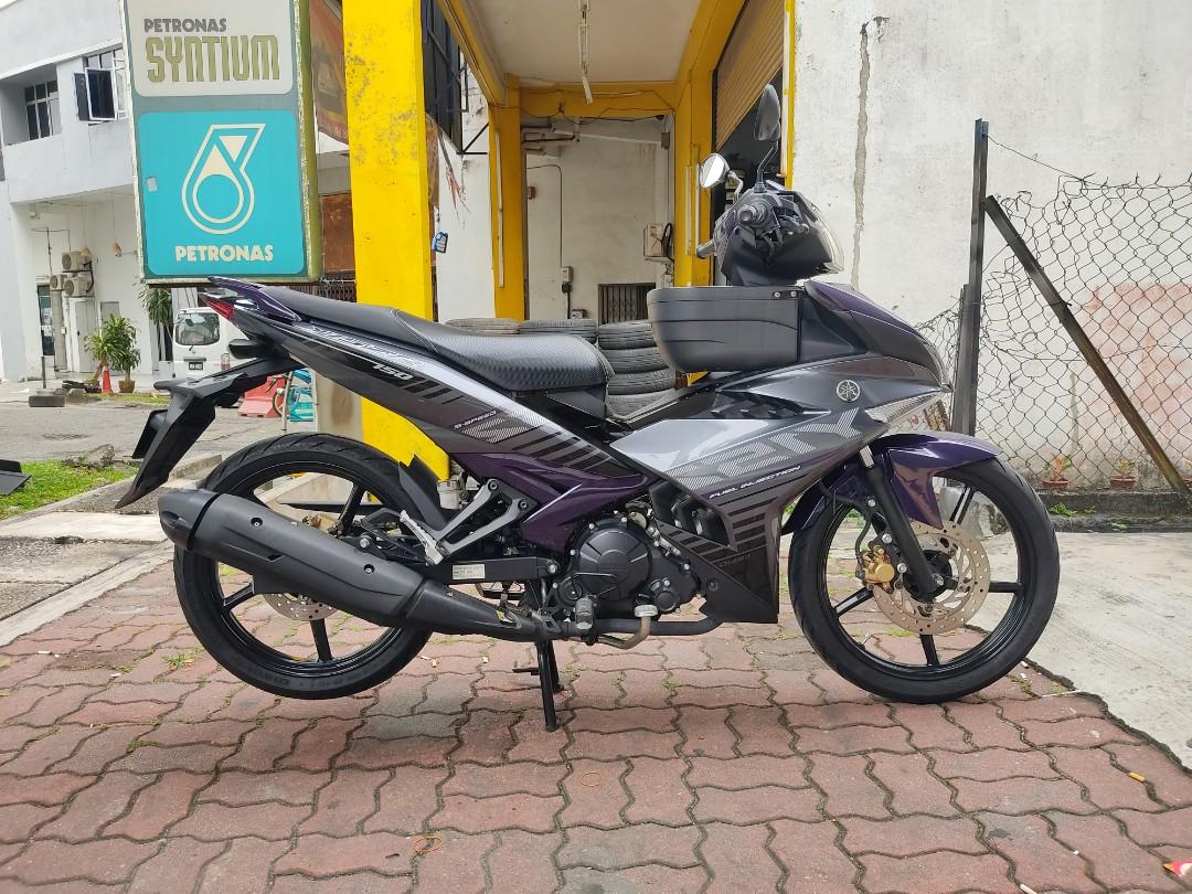 Yamaha Y15ZR 2017 PURPLE ORIMOTO, Motorbikes on Carousell