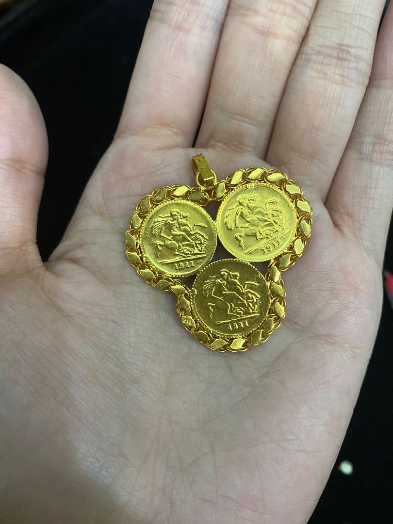 22k Gold coins, Women's Fashion, Jewelry & Organizers, Precious Stones ...