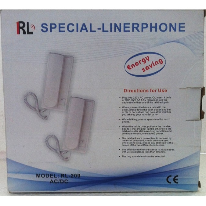 2 WAY INTERCOM RL209, Computers & Tech, Office & Business Technology on ...