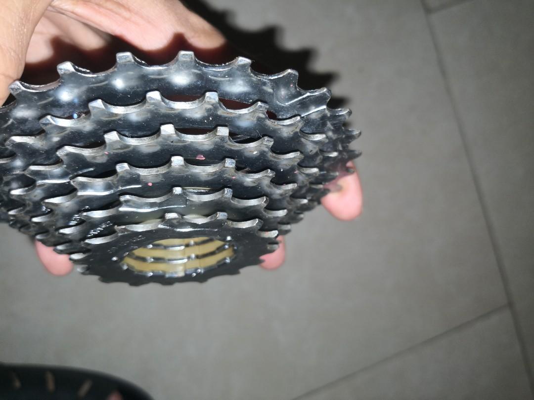 6 speed cassette and chain, Sports Equipment, Bicycles & Parts, Parts ...