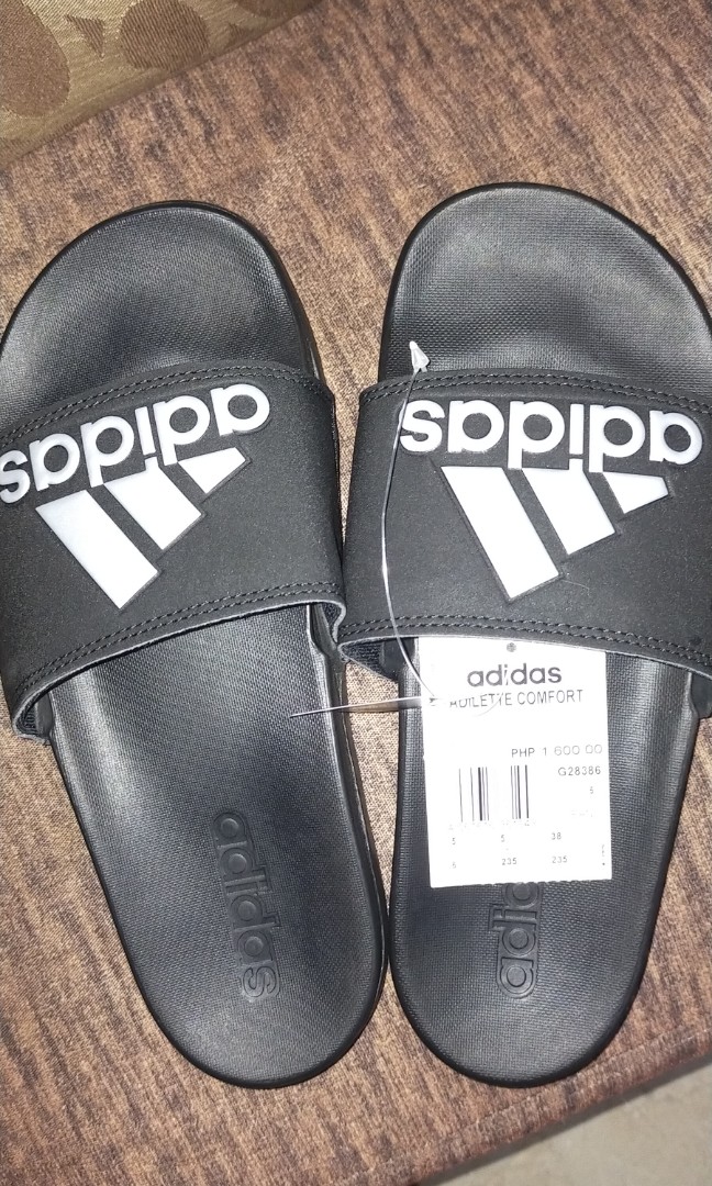 Adidas Adilette Comfort Slides, Women's Fashion, Footwear, Flats ...