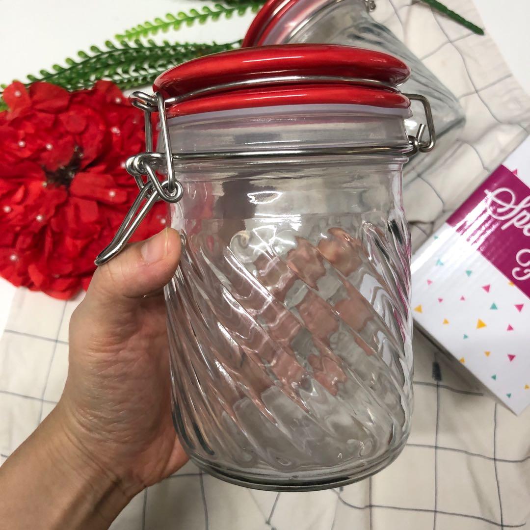 AEON glass food jar, Furniture & Home Living, Kitchenware & Tableware ...