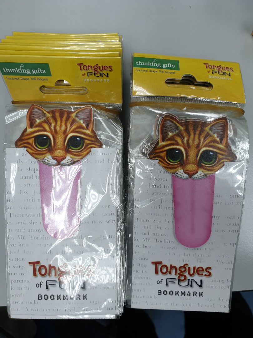 Goodie Bag Assorted Bookmarks and Feathered Pens, Hobbies & Toys ...