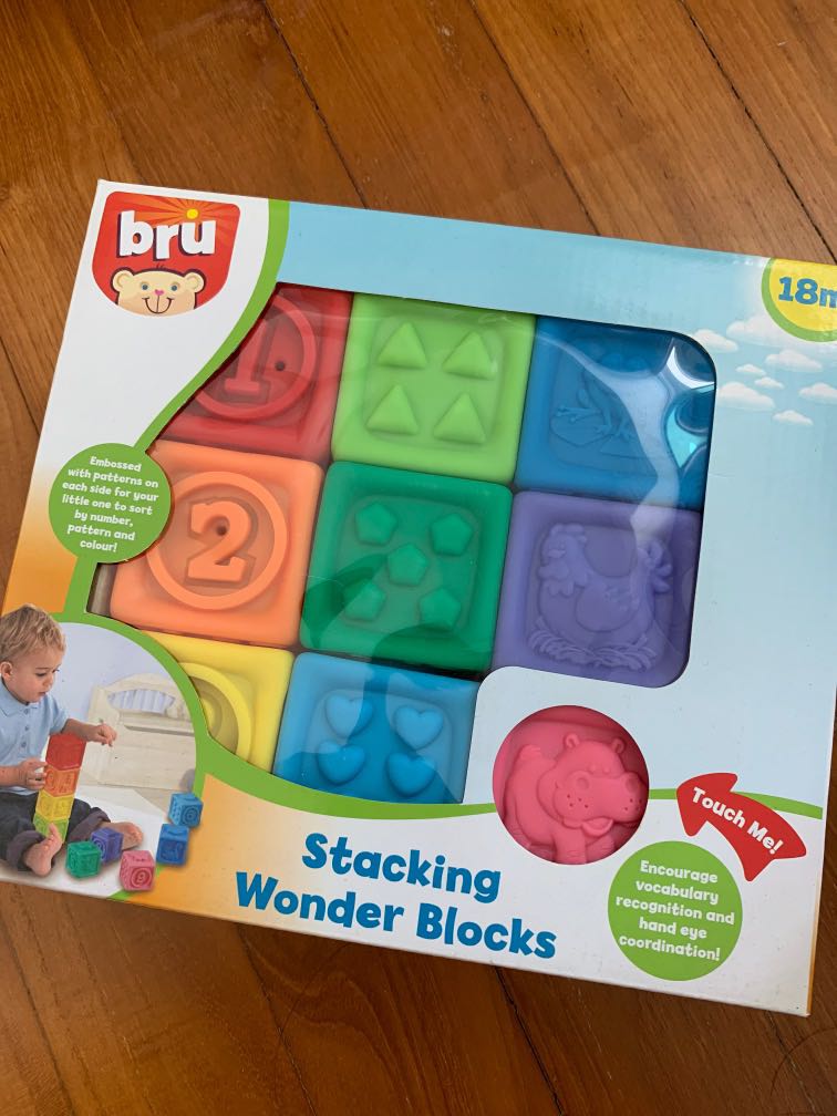 Bru Stacking wonder blocks, Hobbies & Toys, Toys & Games on Carousell