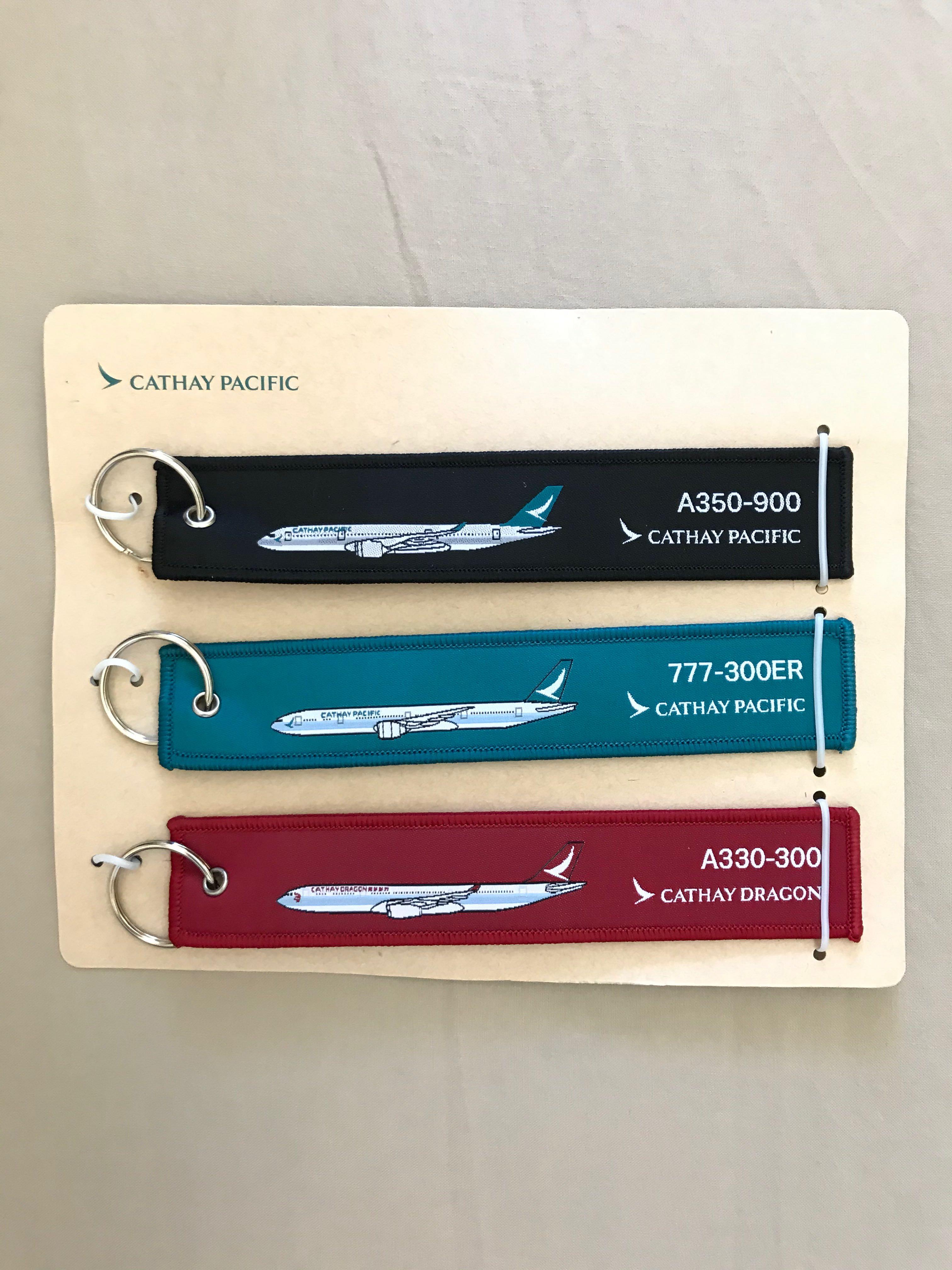 Cathay Pacific & Cathay Dragon CX/KA “Remove before flight” Keyring or ...