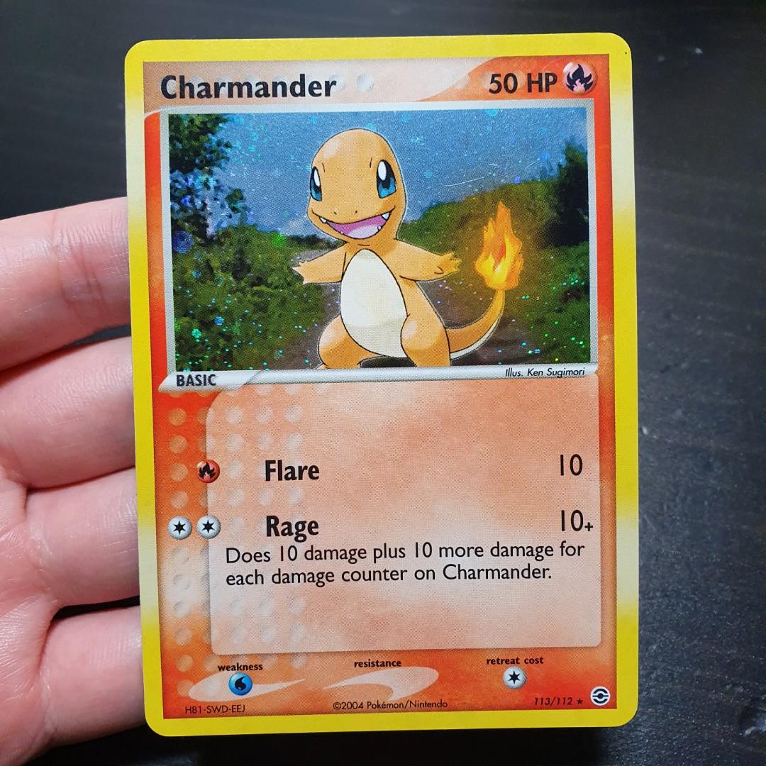 Charmander - 113/112 - Ultra-Rare (Ex Fire Red & Leaf Green Singles ...