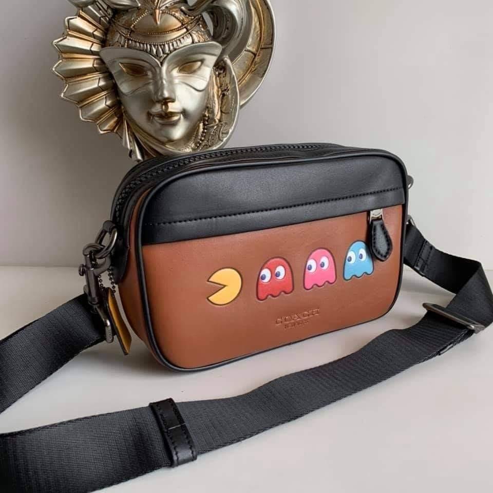 Coach Graham Pacman Motif, Women's Fashion, Bags & Wallets, Cross-body ...