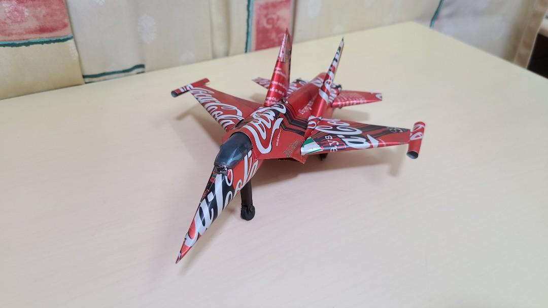 Coca-Cola F-18 fighter aircraft-lookalike, Hobbies & Toys, Toys & Games ...