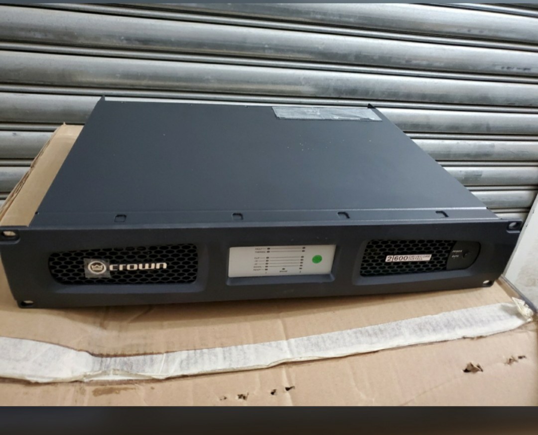 crown 2/600 power Amplifier, 音響器材, 可攜式音響設備 - Carousell
