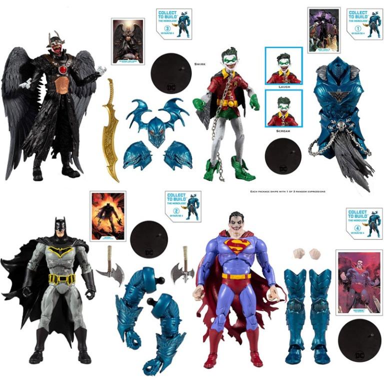 DC Dark Multiverse Wave 2 Set of 4 The Merciless, Hobbies & Toys, Toys ...