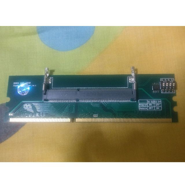 DDR3 laptop RAM (SODIMM) to Desktop (DIMM) RAM converter/adapter | DDR3 ...