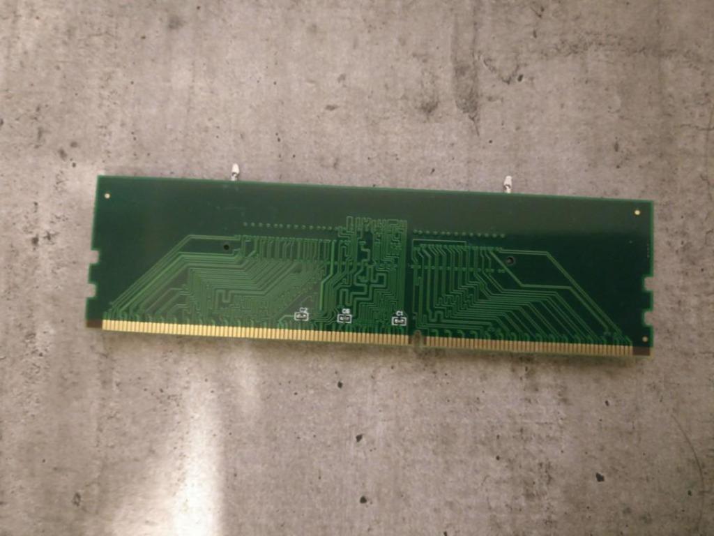 DDR3 laptop RAM (SODIMM) to Desktop (DIMM) RAM converter/adapter | DDR3 ...