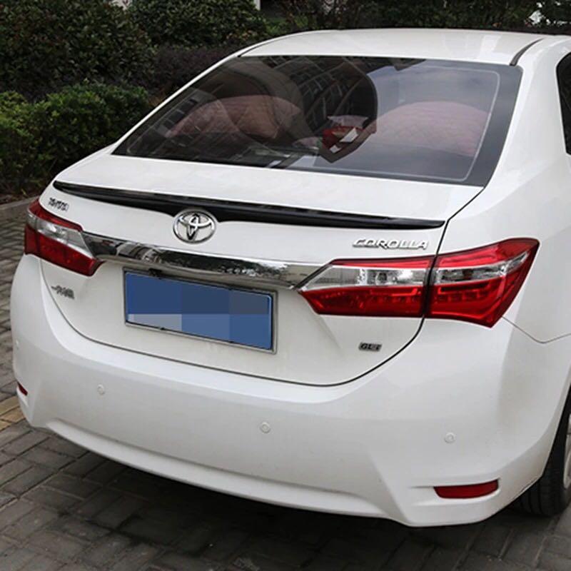 Toyota Altis 2014 - 2017 ABS Plastic Unpainted Lip Wing Rear Spoiler ...