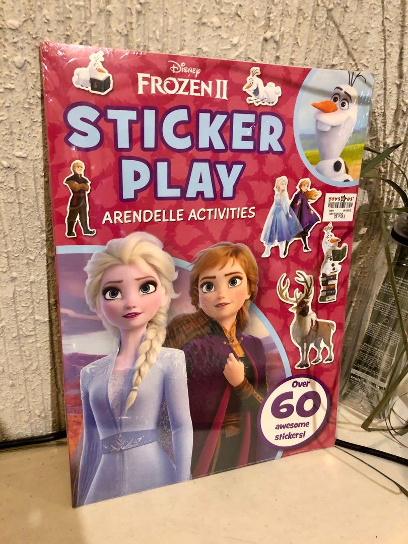 FROZEN 2 sticker book, Hobbies & Toys, Books & Magazines, Children's ...