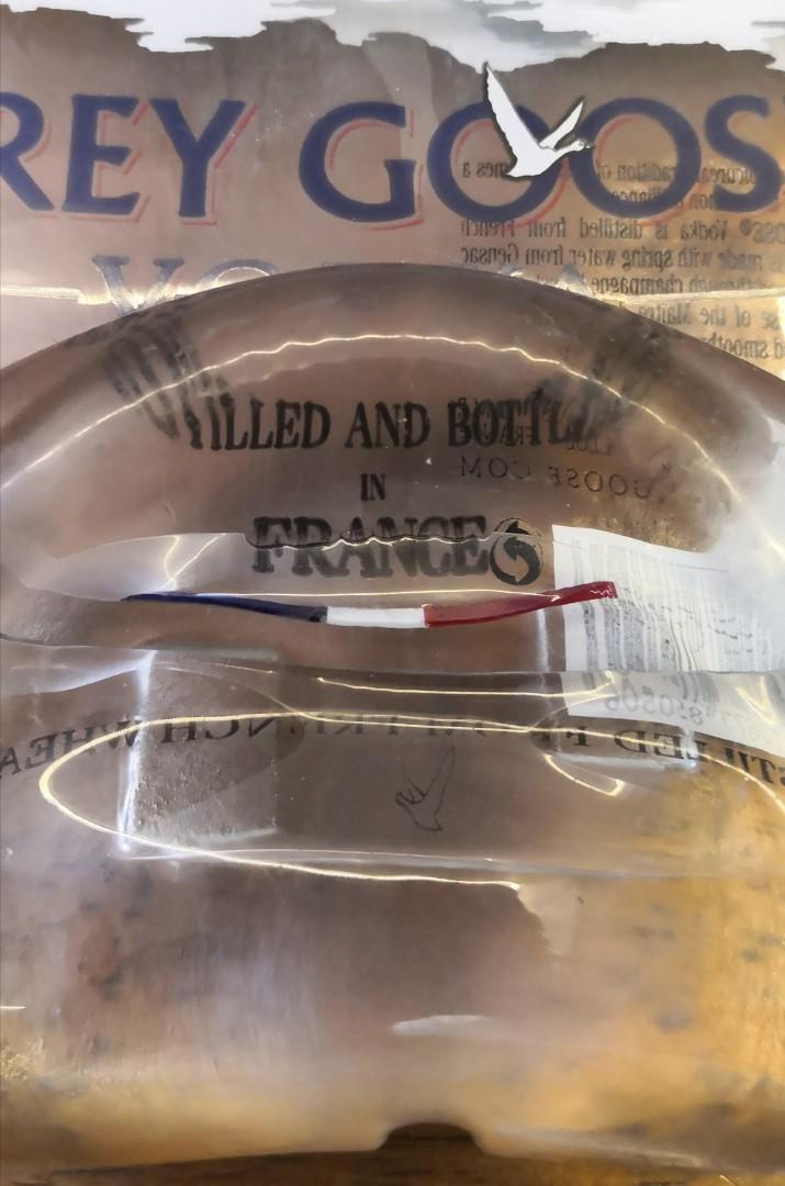 glass Grey Goose vodka clock, Furniture & Home Living, Home Decor ...