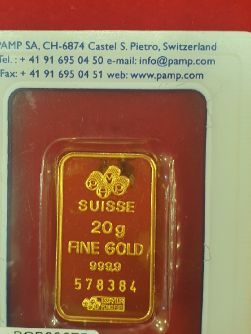 Gold bar 20g. $2000, Women's Fashion, Jewelry & Organisers, Precious ...