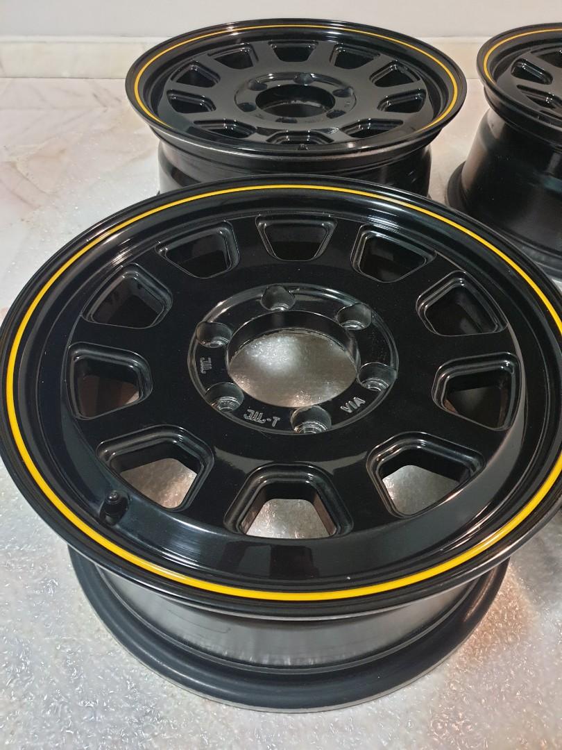 Hiace 16'inch 5ZIGEN Koma rims, Car Accessories, Tyres & Rims on Carousell