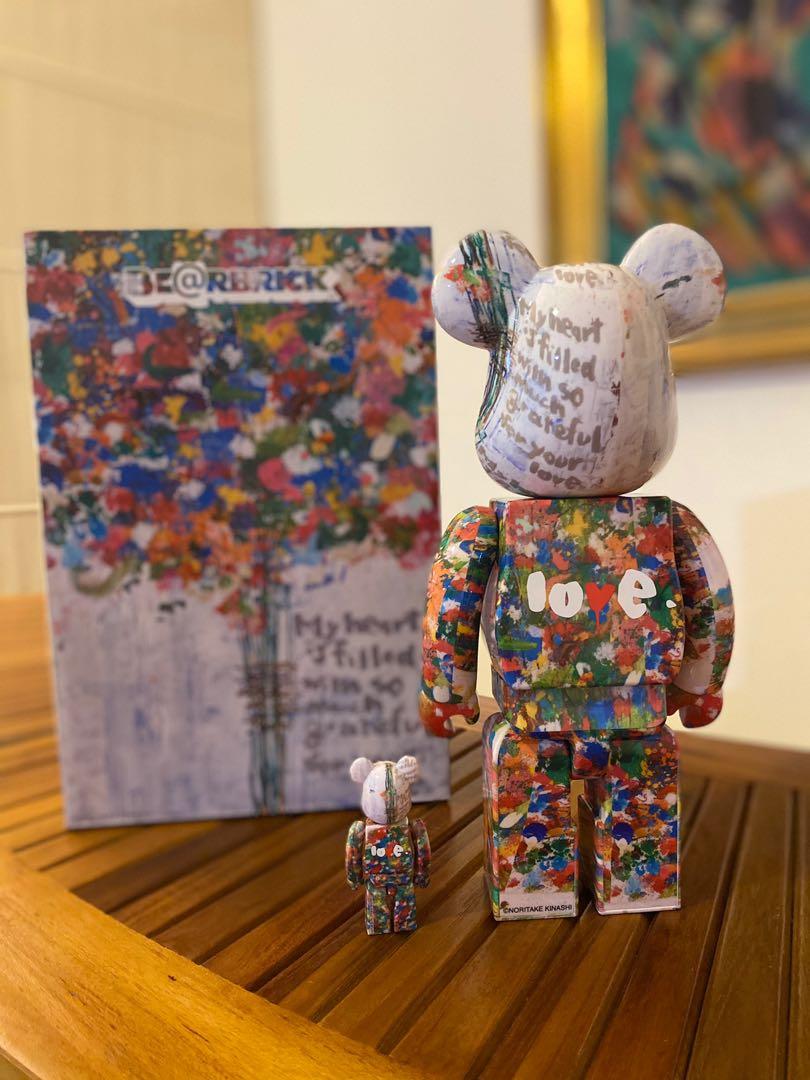 [In Stock]Bearbrick Noritake Kinashi Thanks 100%&400%, Hobbies & Toys ...