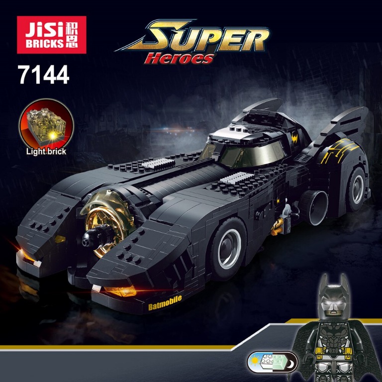 Jisi Bricks Lego DC Batman Returns Batmobile Bat Man Mobile Super Car ...