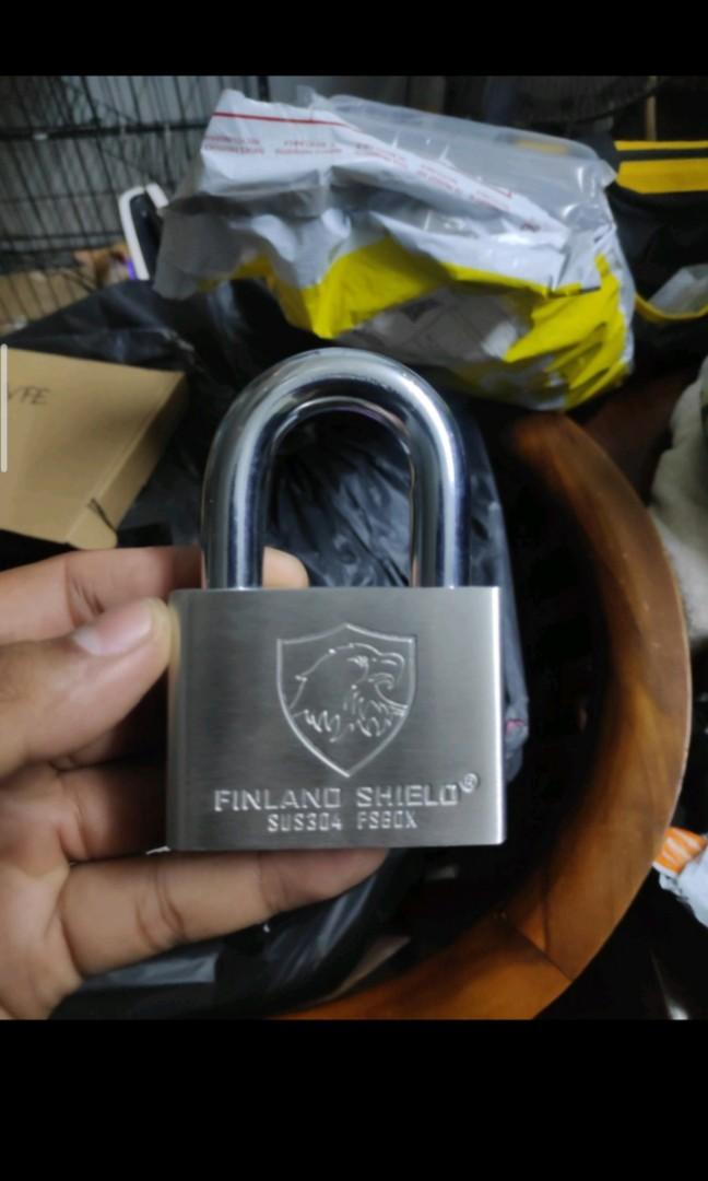 Kunci Mangga Finland Padlock Shield, Auto Accessories on Carousell