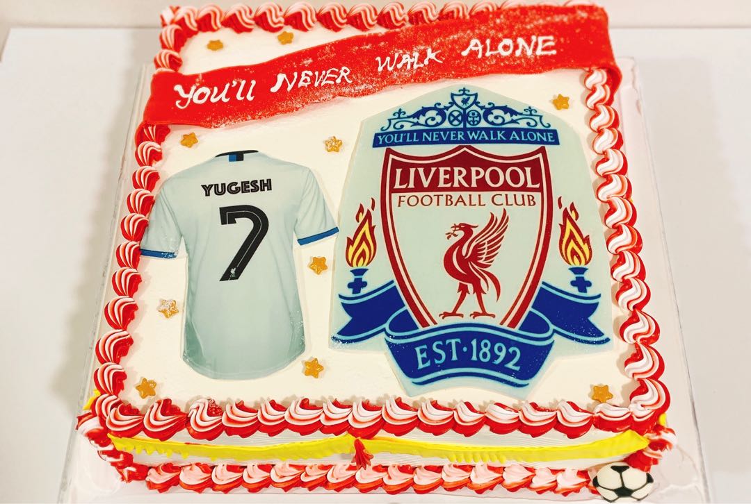 Liverpool Football Club ⚽️ Cake, Food & Drinks, Homemade Bakes on Carousell