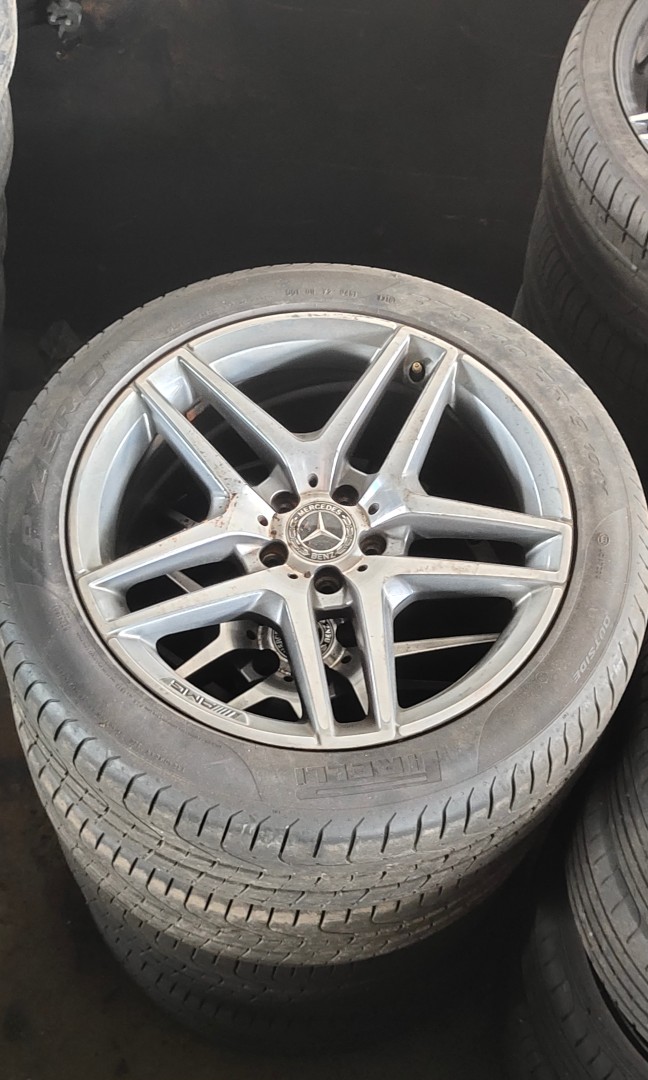 Mercedes benz amg rims, Car Accessories, Tyres & Rims on Carousell