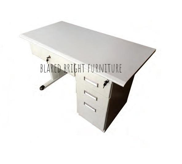 Metal Office Table with side Drawer ( office furniture - partition ...