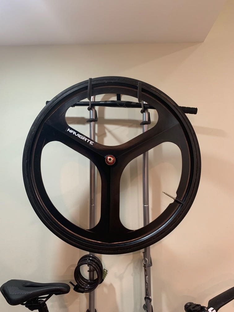 Navigate Front Trispoke Wheel, Sports Equipment, Bicycles & Parts ...