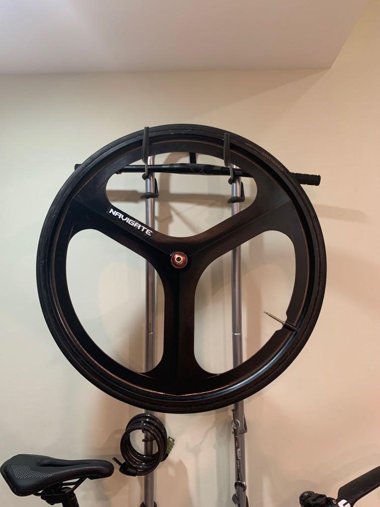 Navigate Front Trispoke Wheel, Sports Equipment, Bicycles & Parts ...