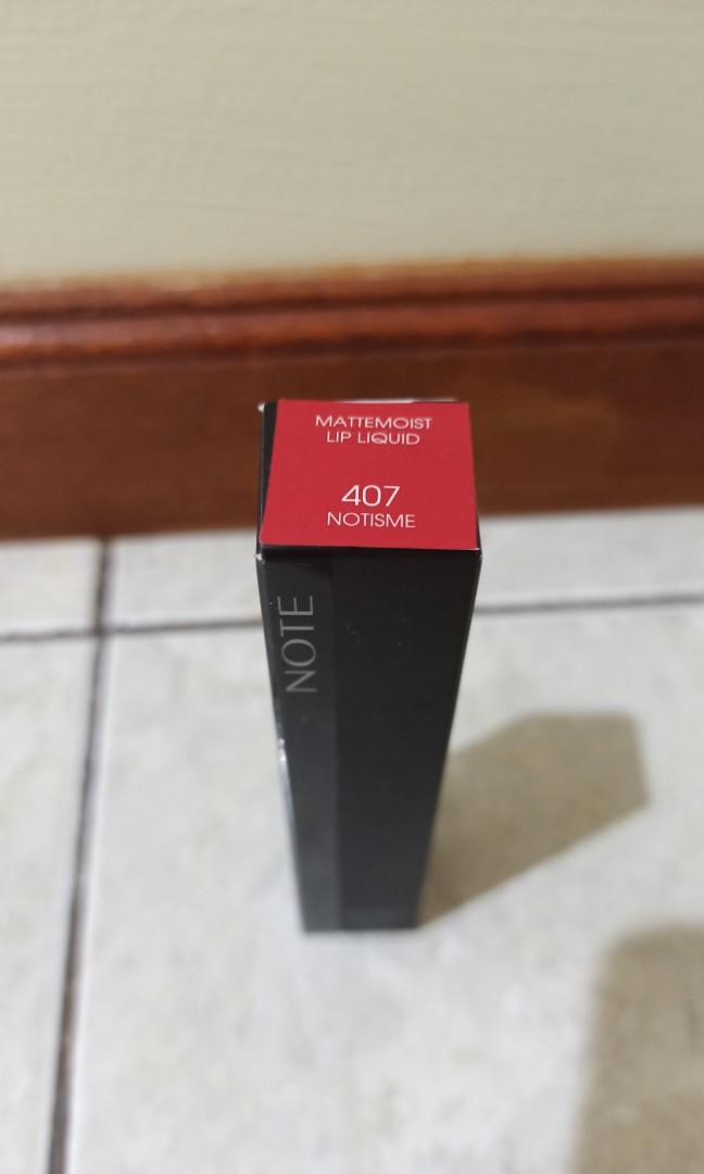Note Cosmetics Mattemoist Lip Liquid 407 Notisme, Kesehatan ...