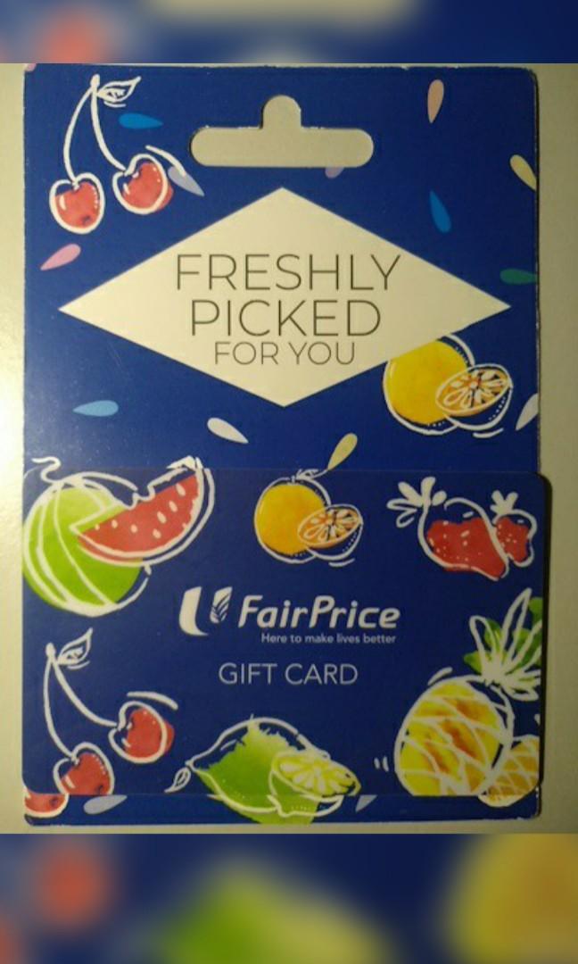 Ntuc Fairprice Gift Card, Tickets & Vouchers, Vouchers on Carousell