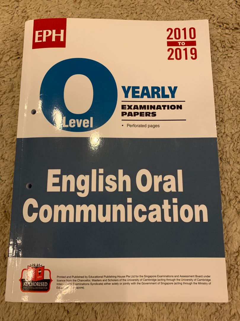 O Levels TYS English Oral Communications 2010-2019, Hobbies & Toys ...