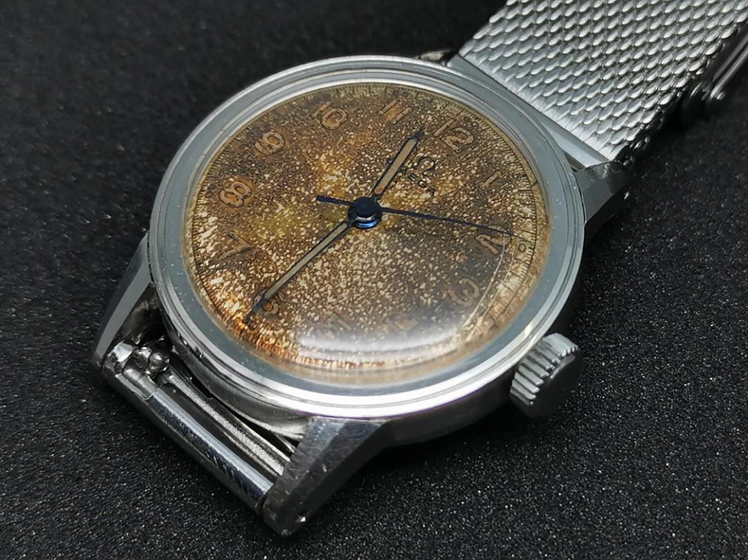 Vintage Omega ref 2300 Stepped Case Watch with Patina, Luxury, Watches ...