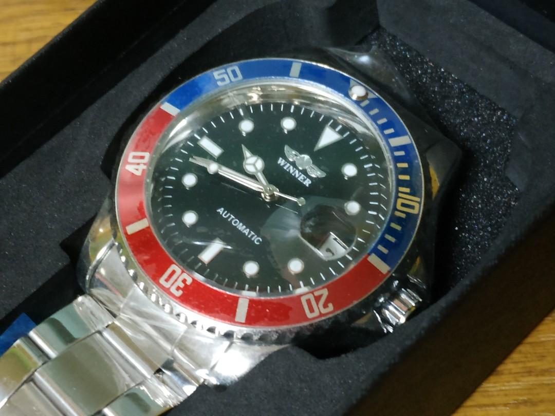 Rolex homage automatic watch, Men's Fashion, Watches & Accessories ...