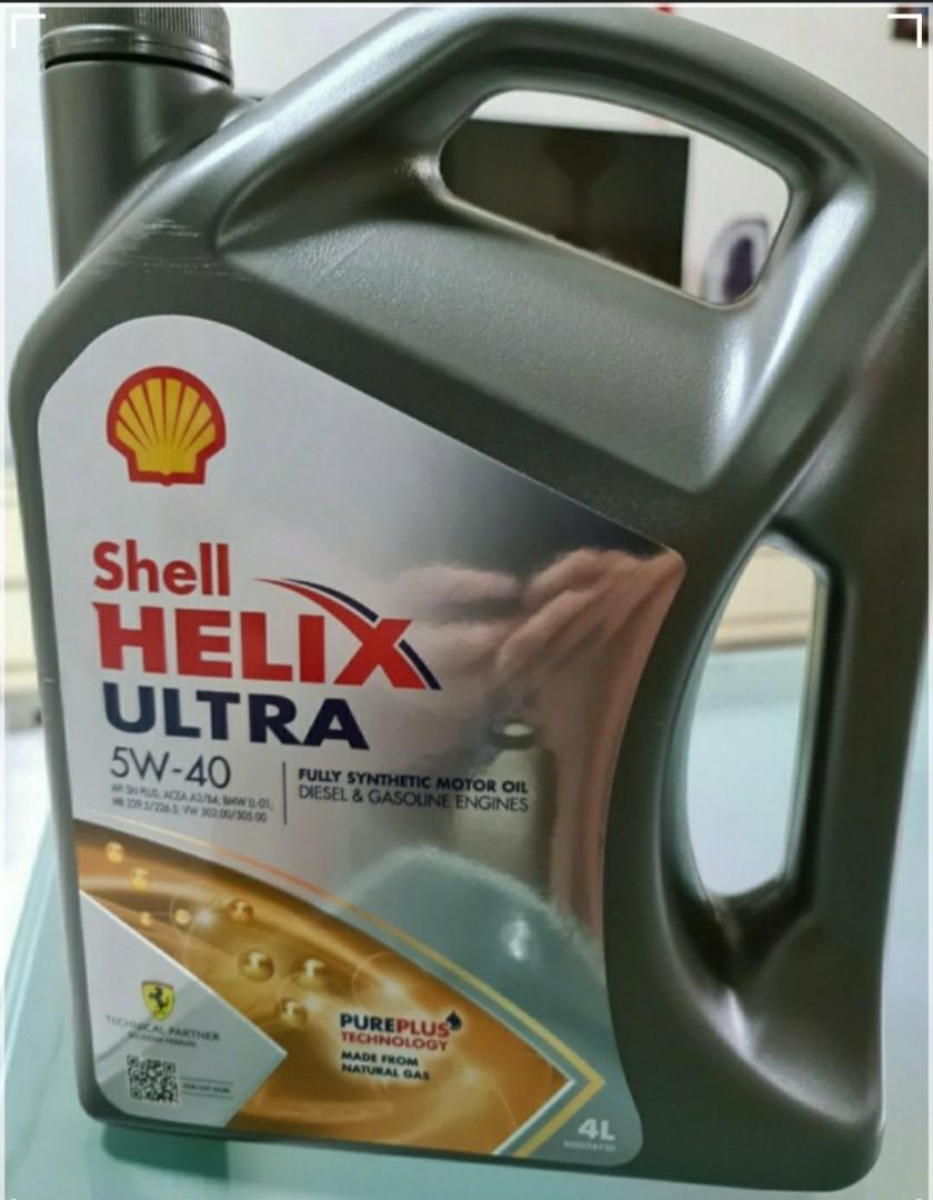 Shell 5W-40 Fully Synthetic Engine Oil Made in Germany, Car Accessories ...