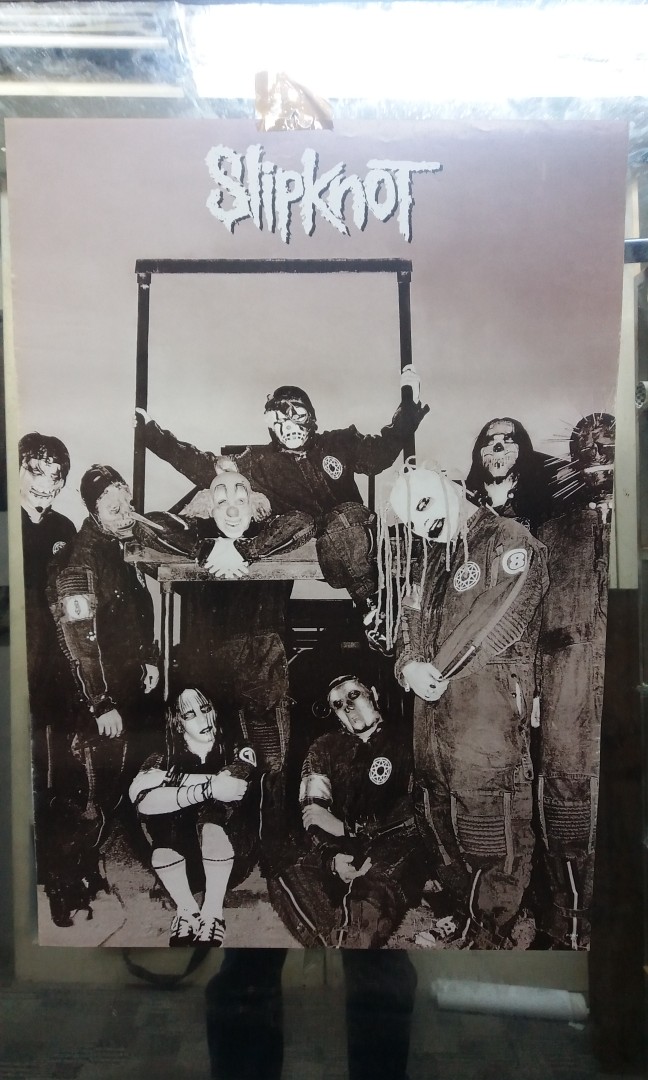 SLIPKNOT BAND POSTER, Furniture & Home Living, Home Decor, Wall Decor ...