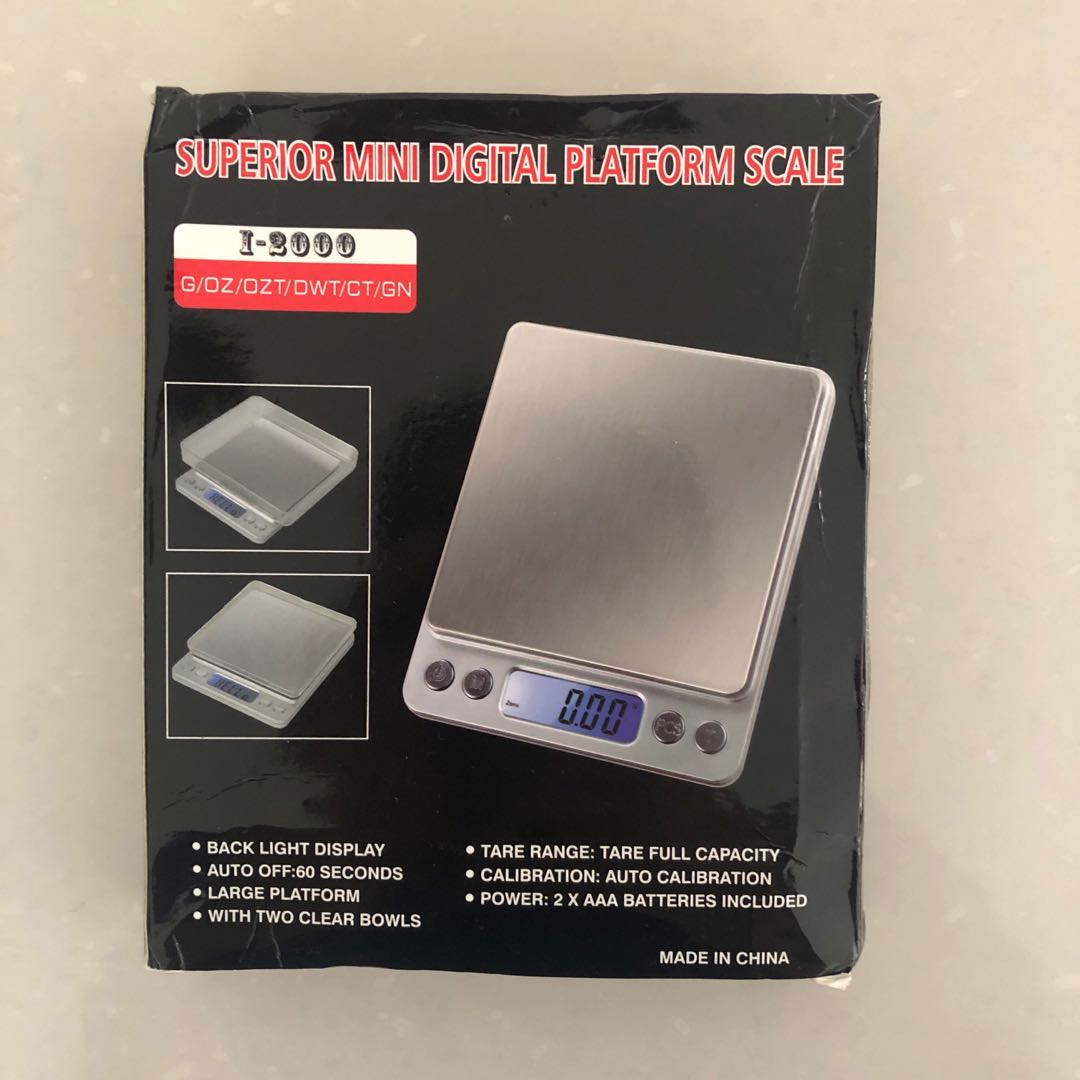 Superior Mini Digital Platform Scale, Health & Nutrition, Health ...